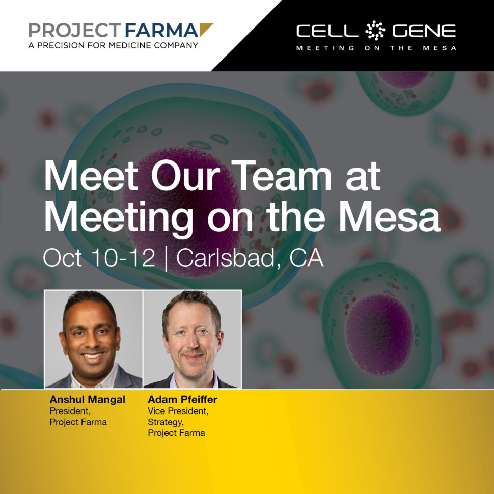 Conference: Cell & Gene Meeting on the Mesa, 2023 • Project Farma