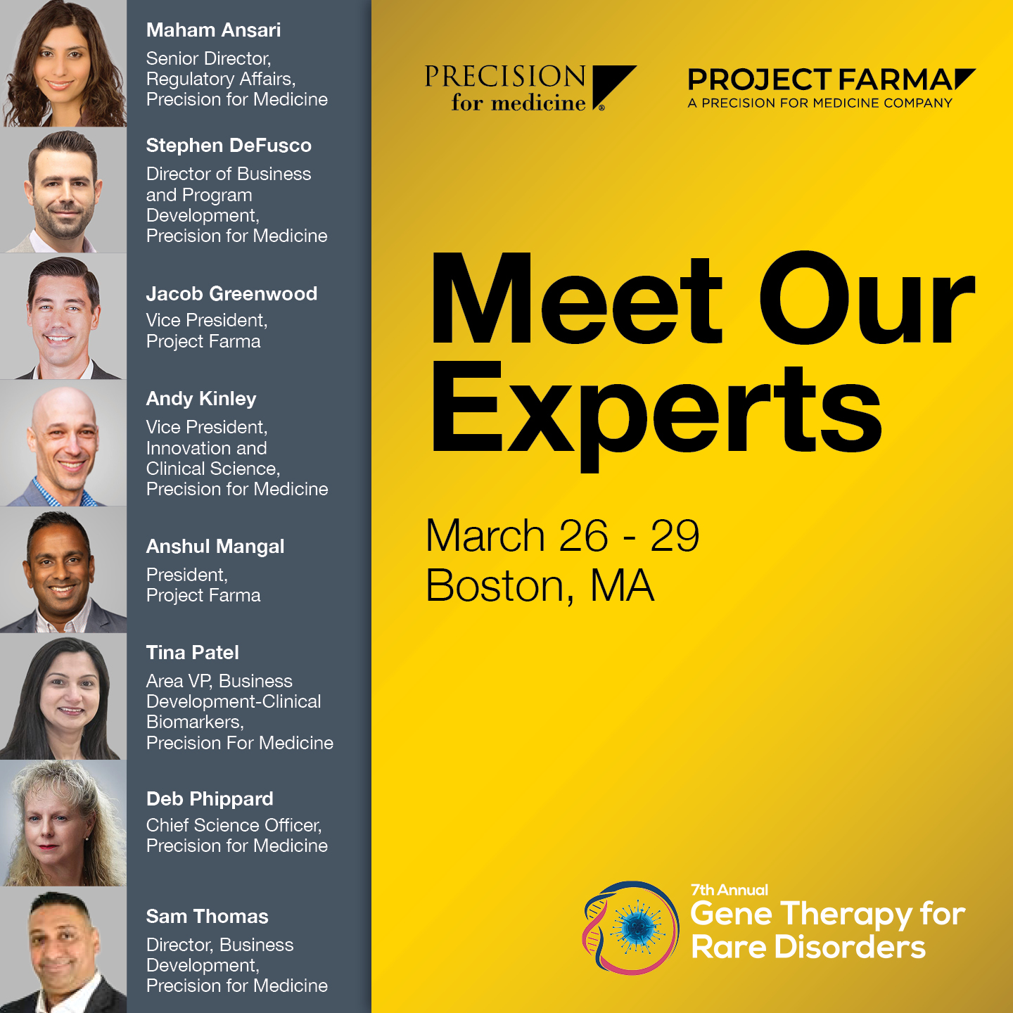 Conference: Gene Therapy for Rare Disorders, 2024 • Project Farma